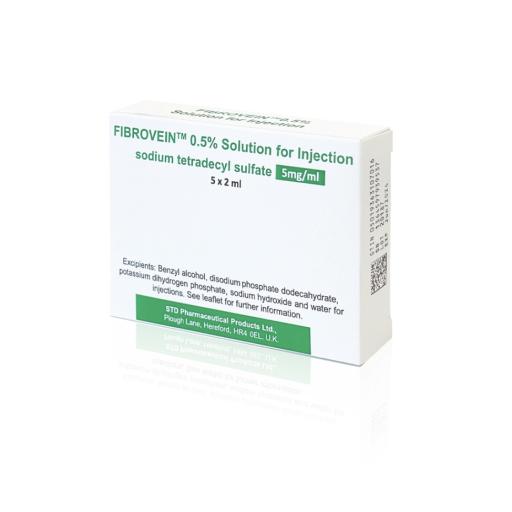 Fibrovein 0.5% 5 x 2ml amps